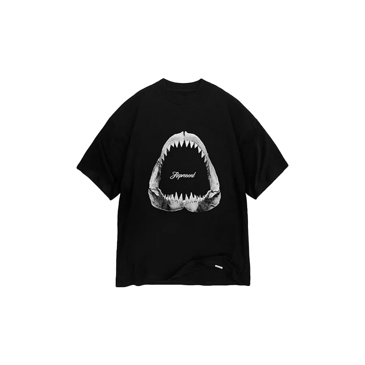 Represent Shark Jaws T-shirt Black