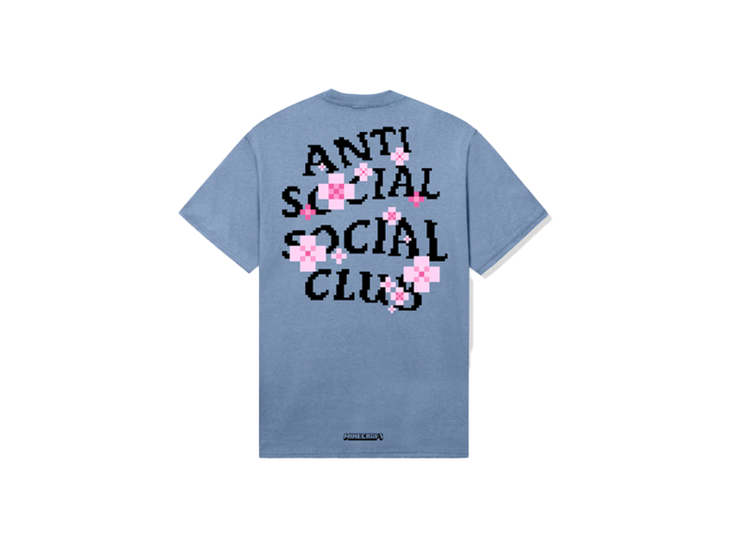 ASSC x Minecraft Cherry Blossom Tee Storm Blue