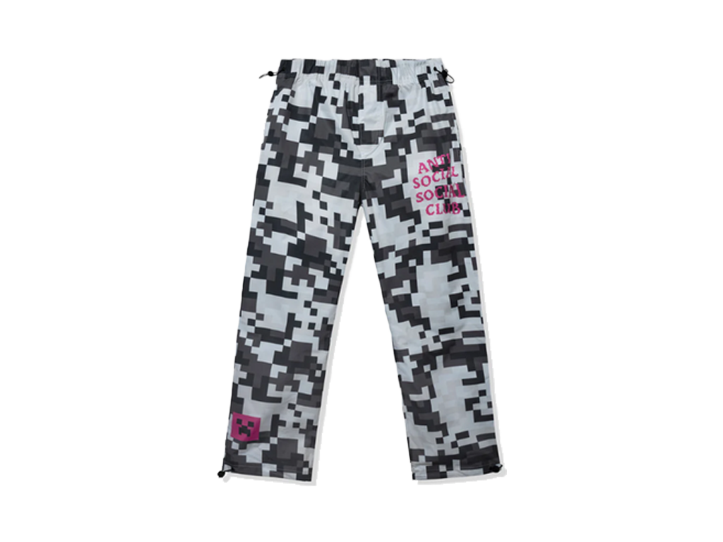 ASSC x Minecraft Pixel Camo Cargo Pant Grey