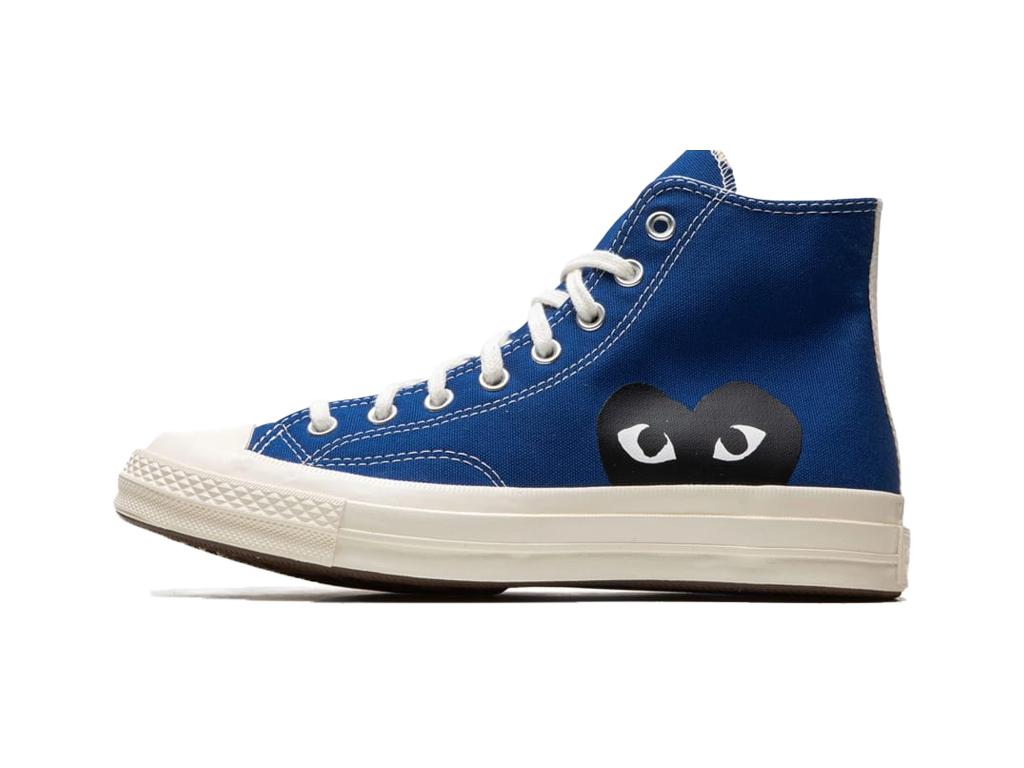 Converse Comme des Garcons PLAY x Chuck 70 High Blue Quartz