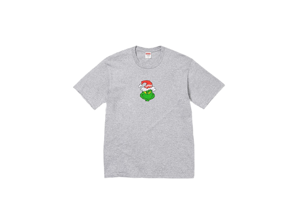 Supreme Grinch Tee Heather Grey